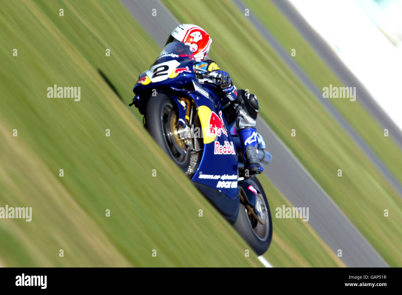 Michael Rutter on his way to winning the second race of the British ...
