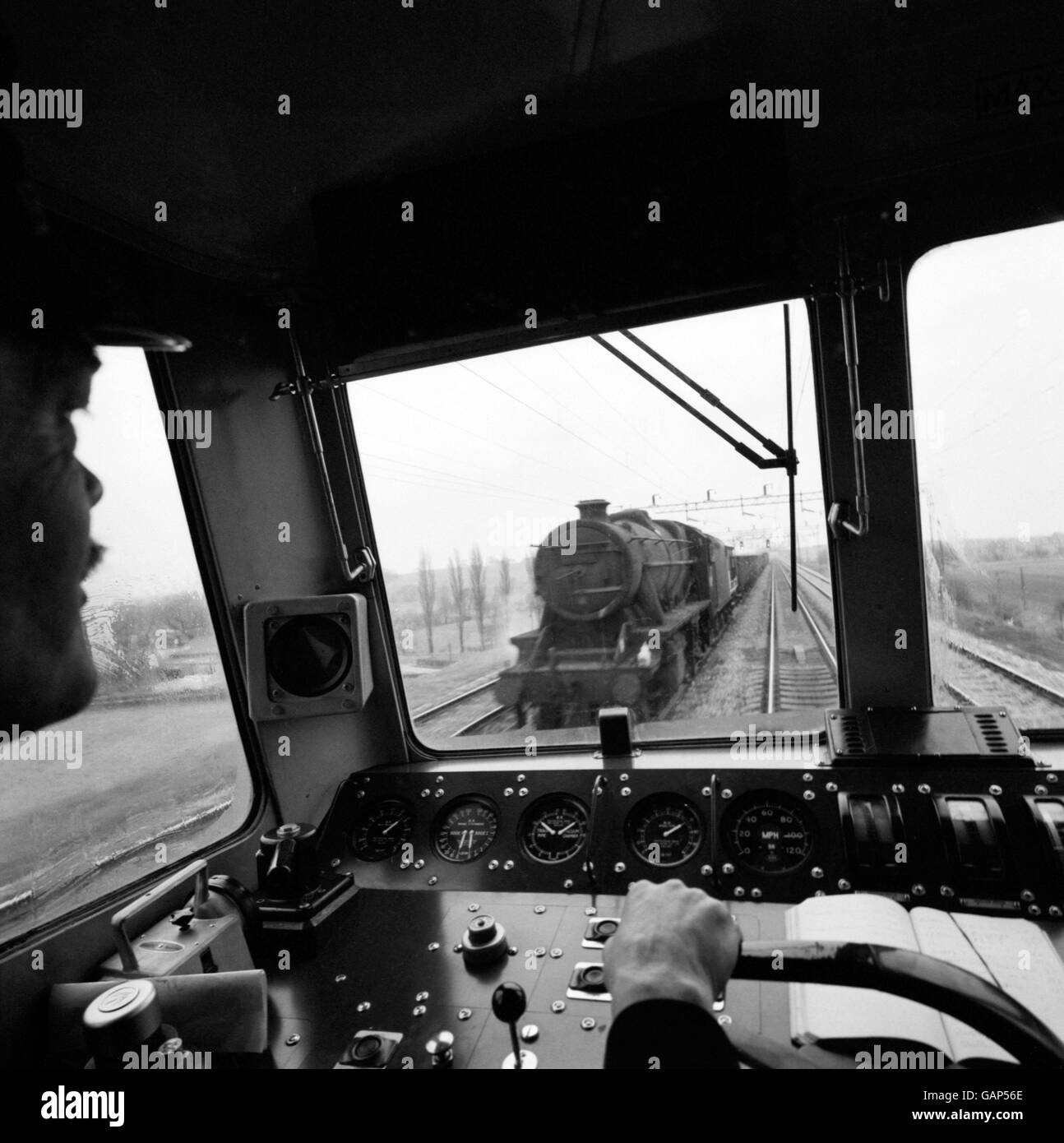 Diesel locomotive controls hi-res stock photography and images - Alamy