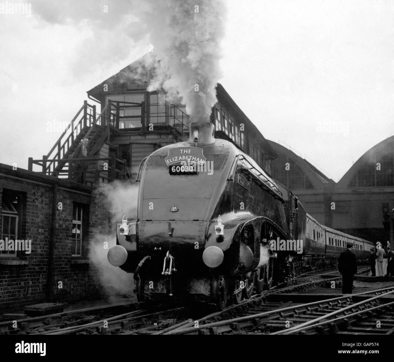Transport - Steam Locomotives - The Elizabethan - King's Cross Station ...