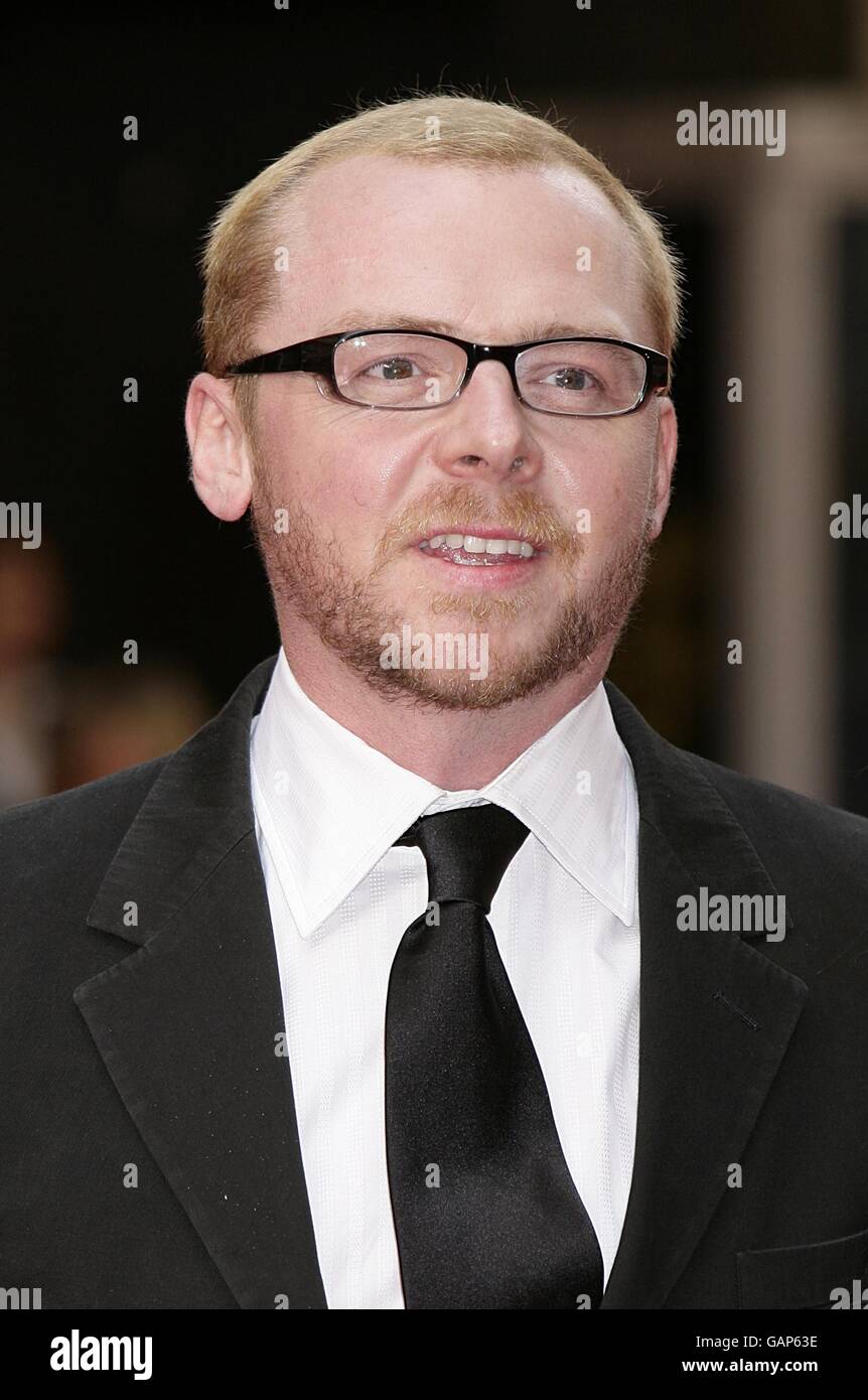 Simon pegg british academy television hi-res stock photography and ...
