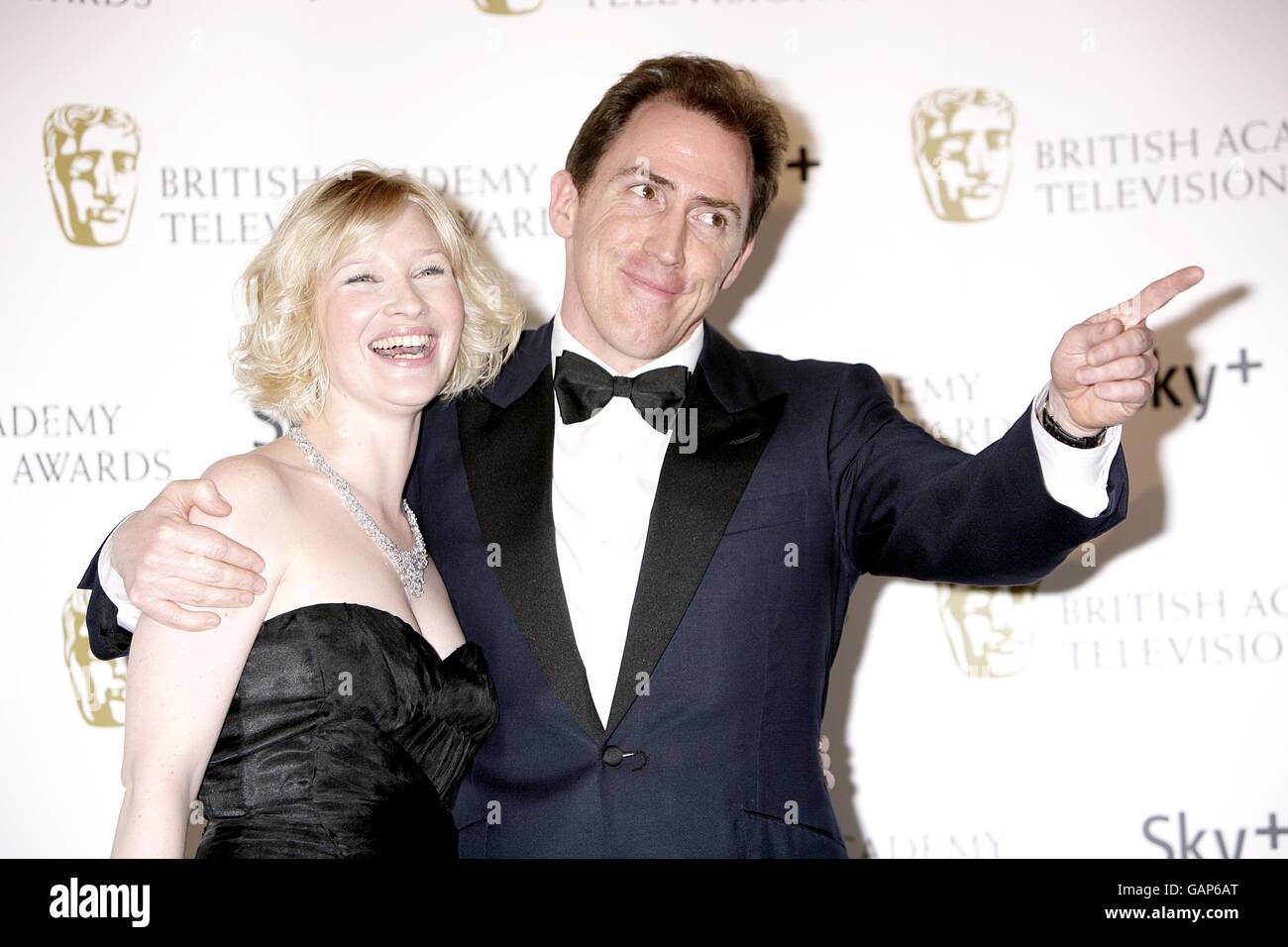Joanna page rob brydon british academy television awards london ...