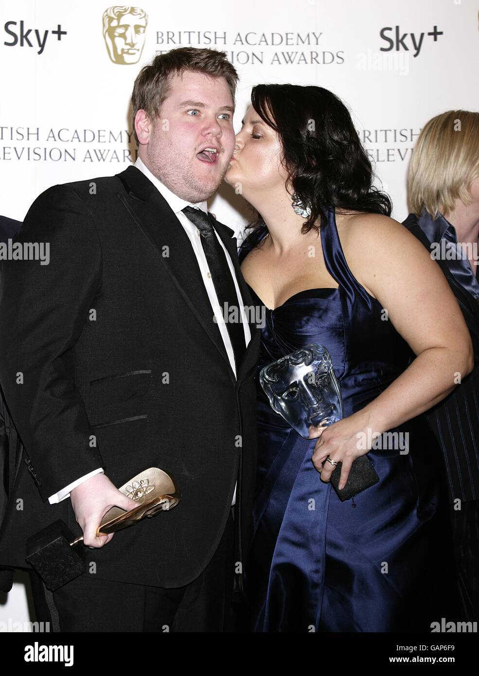 James Corden and Ruth Jones with the Programme of The Year award ...