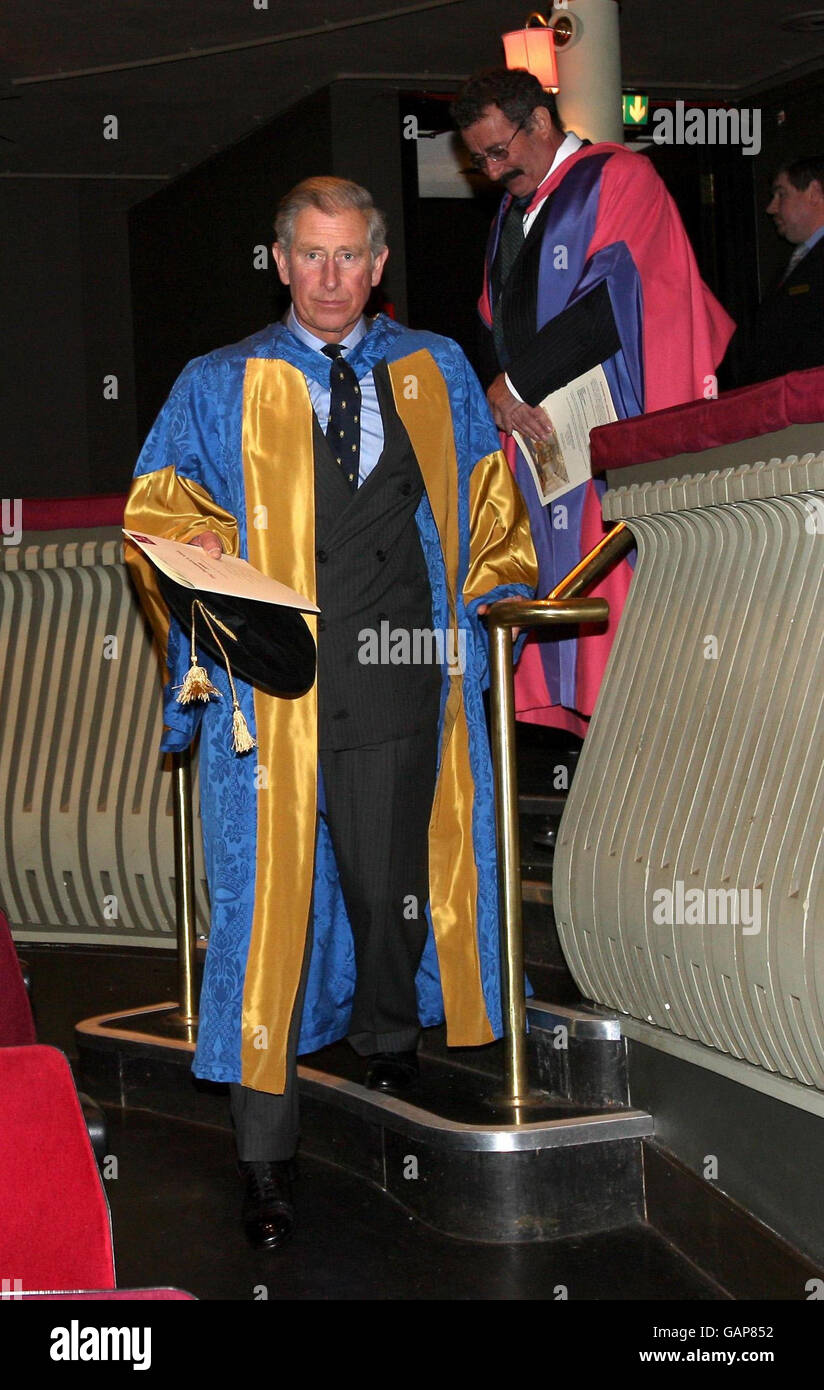 Charles presents awards to young musicians Stock Photo - Alamy