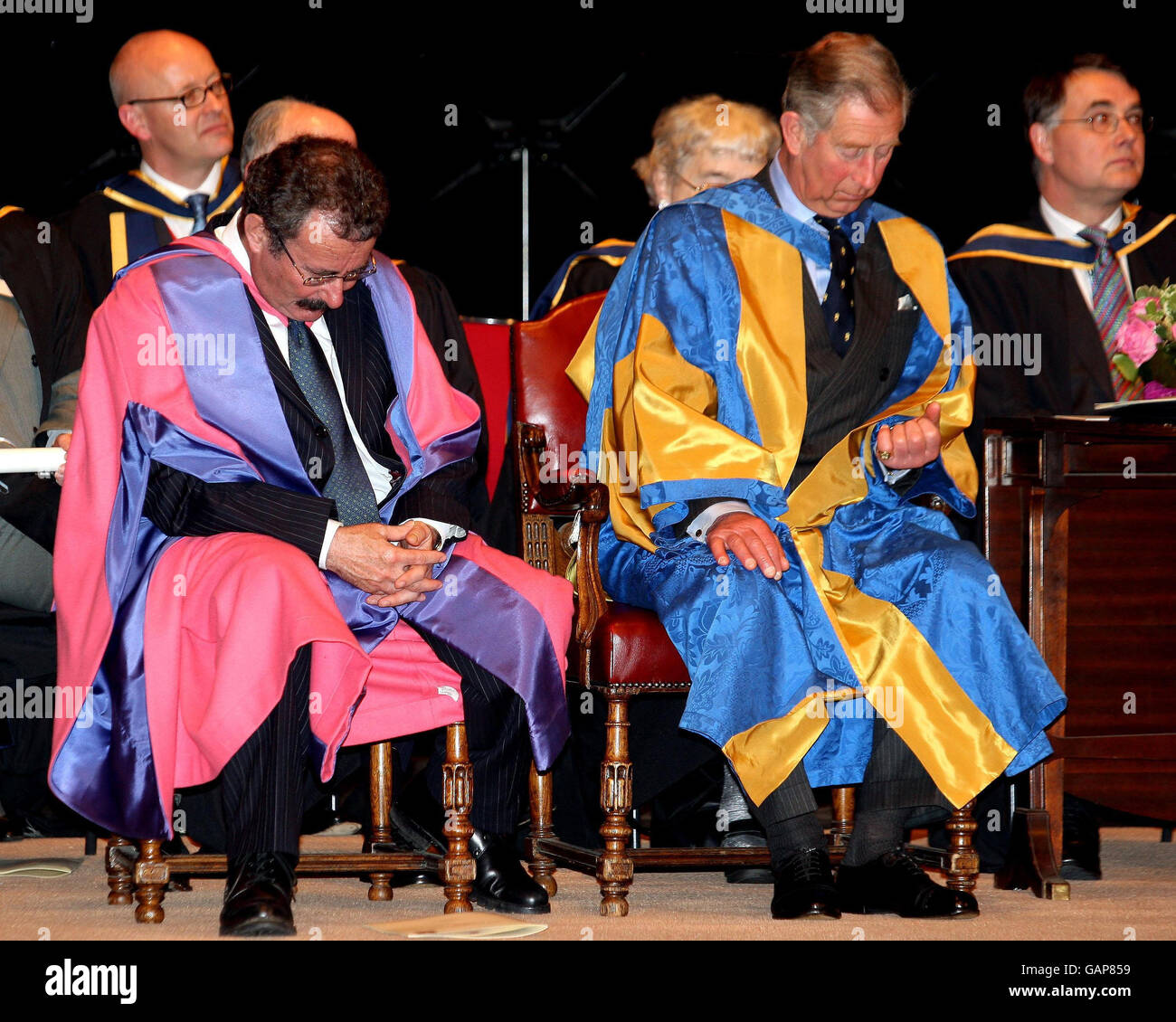 Charles presents awards to young musicians Stock Photo - Alamy
