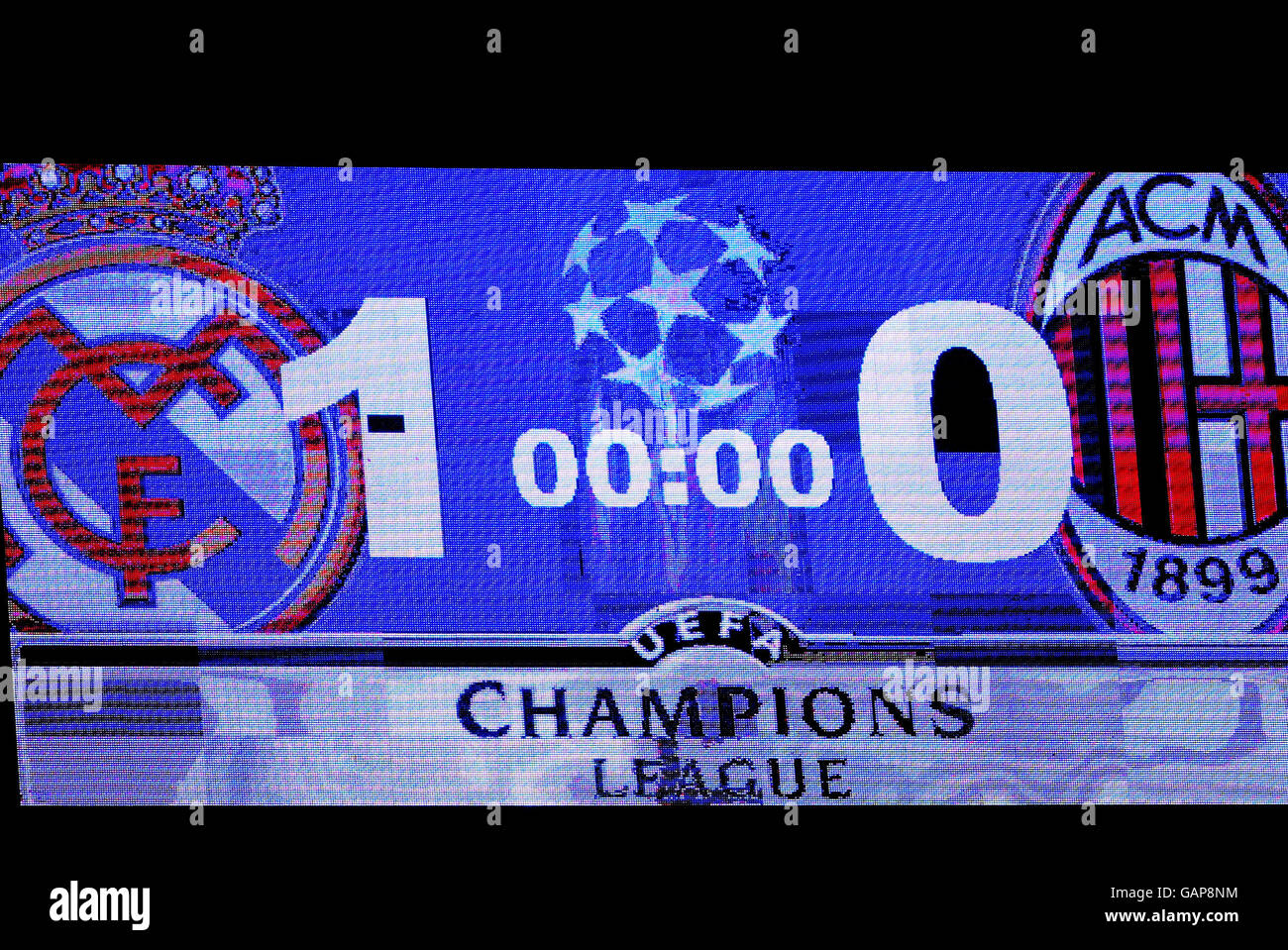 Soccer - UEFA Champions League - Group C - Real Madrid v AC Milan. The ...