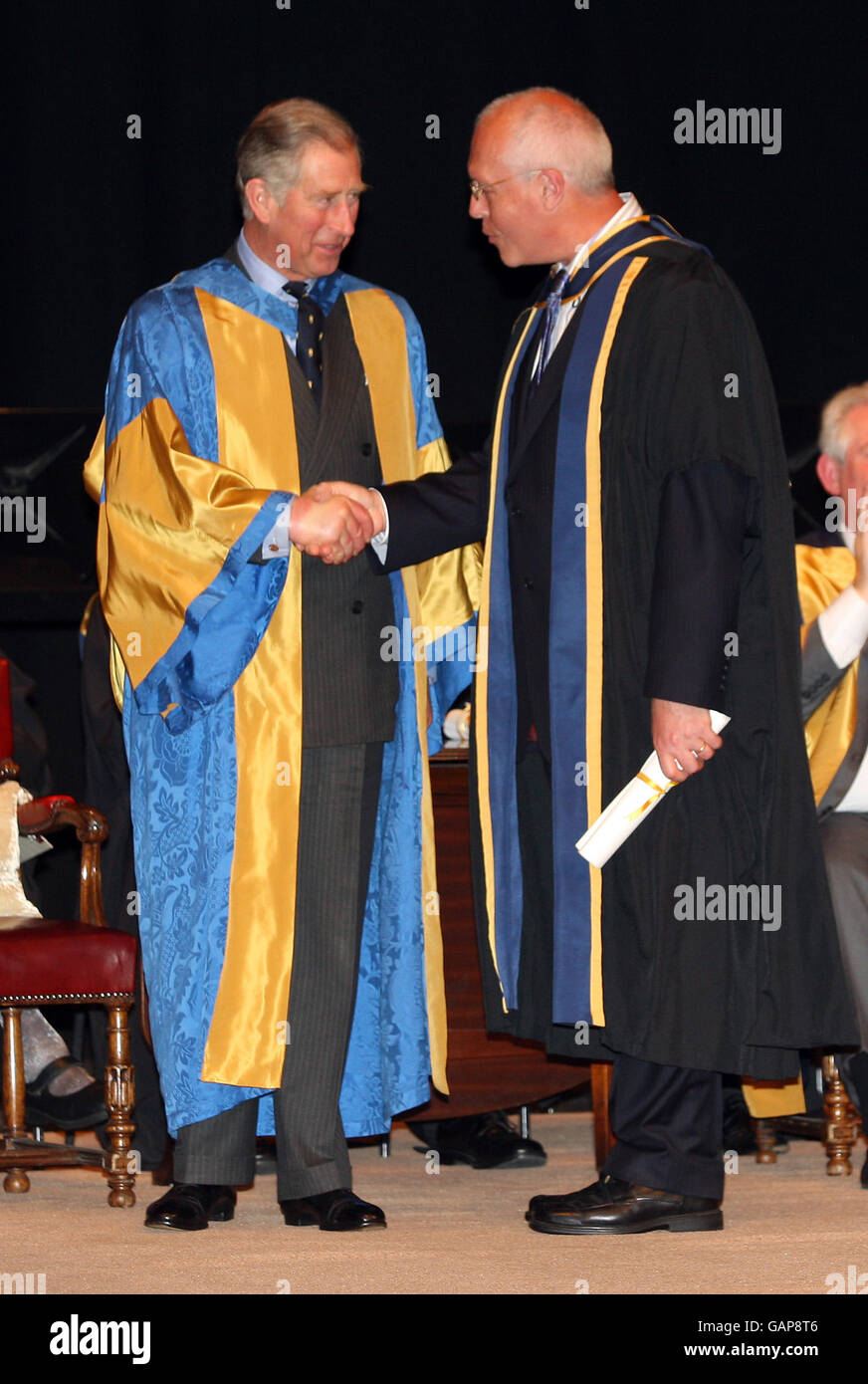 Charles presents awards to young musicians Stock Photo - Alamy