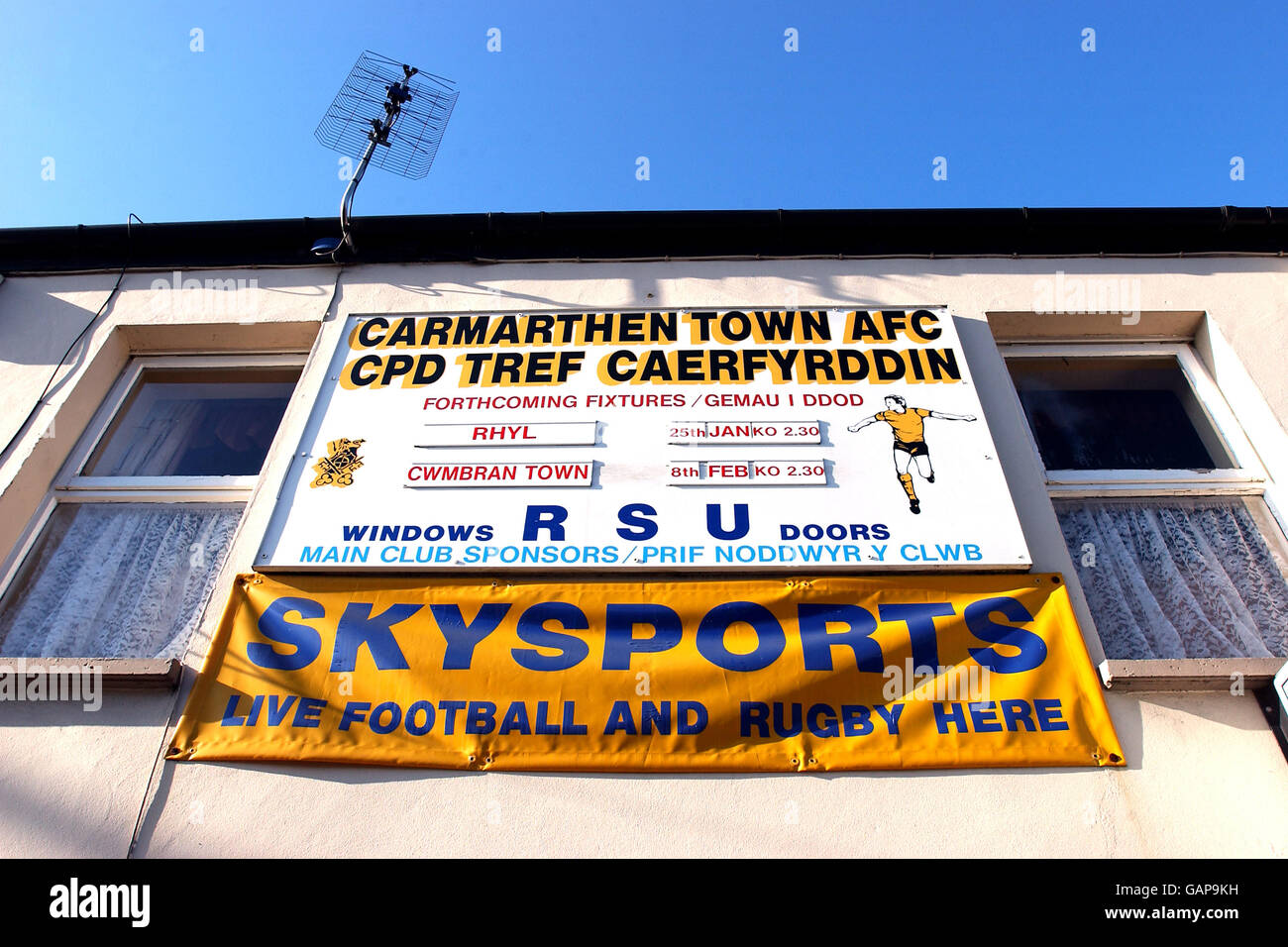 Home of carmarthen town hi-res stock photography and images - Alamy