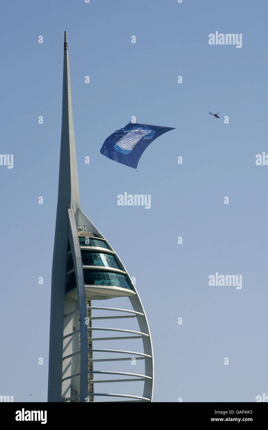 Portsmouth fc flag hi-res stock photography and images - Alamy