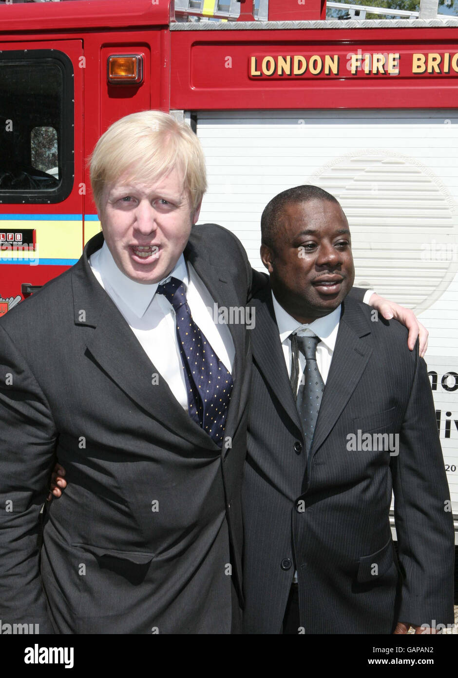 Mayor of London Boris Johnson and Deputy Mayor for Young People Ray ...
