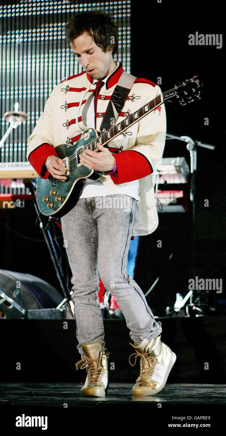 Irwin Sparkes of the Hoosiers performs at Radio 1's Big Weekend, the UK ...