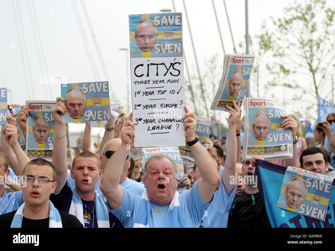 Soccer - Barclays Premier League - Manchester City Fans Protest - City ...