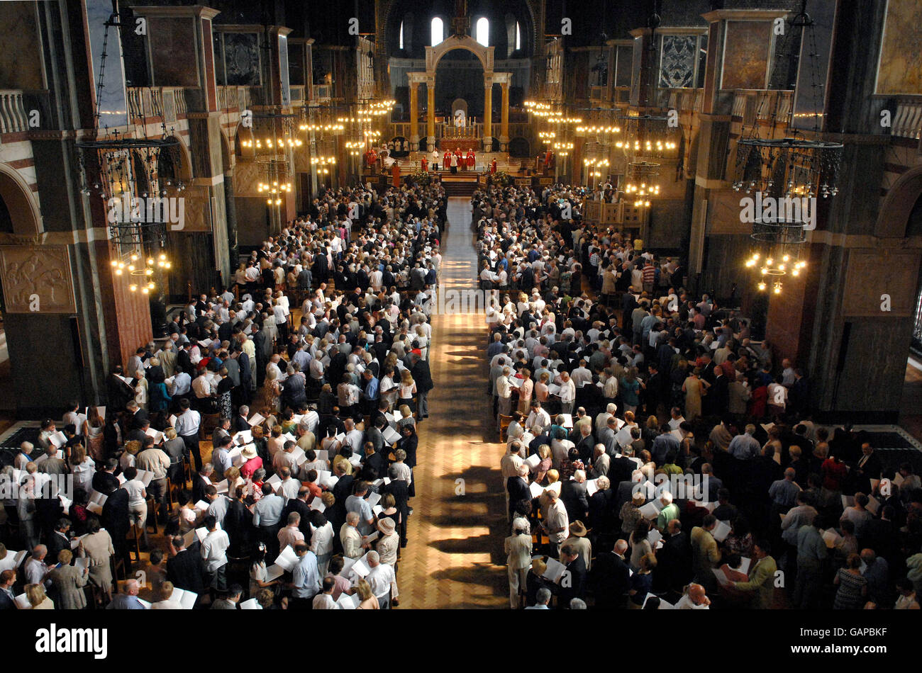 Religion - The Catholic Church - Westminster Cathedral - London Stock ...