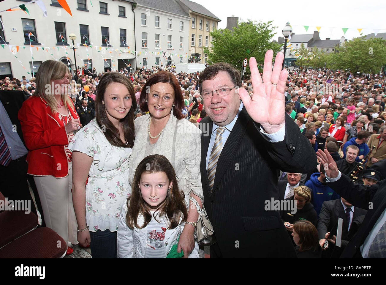 Taoiseach brian cowen wife mary hi-res stock photography and images - Alamy