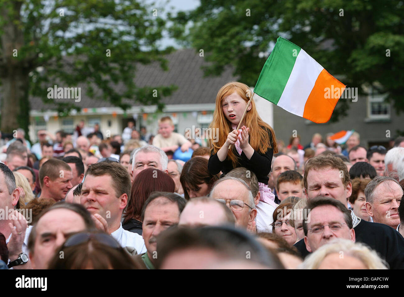 Taoiseach brian cowen and his wife mary hi-res stock photography and ...