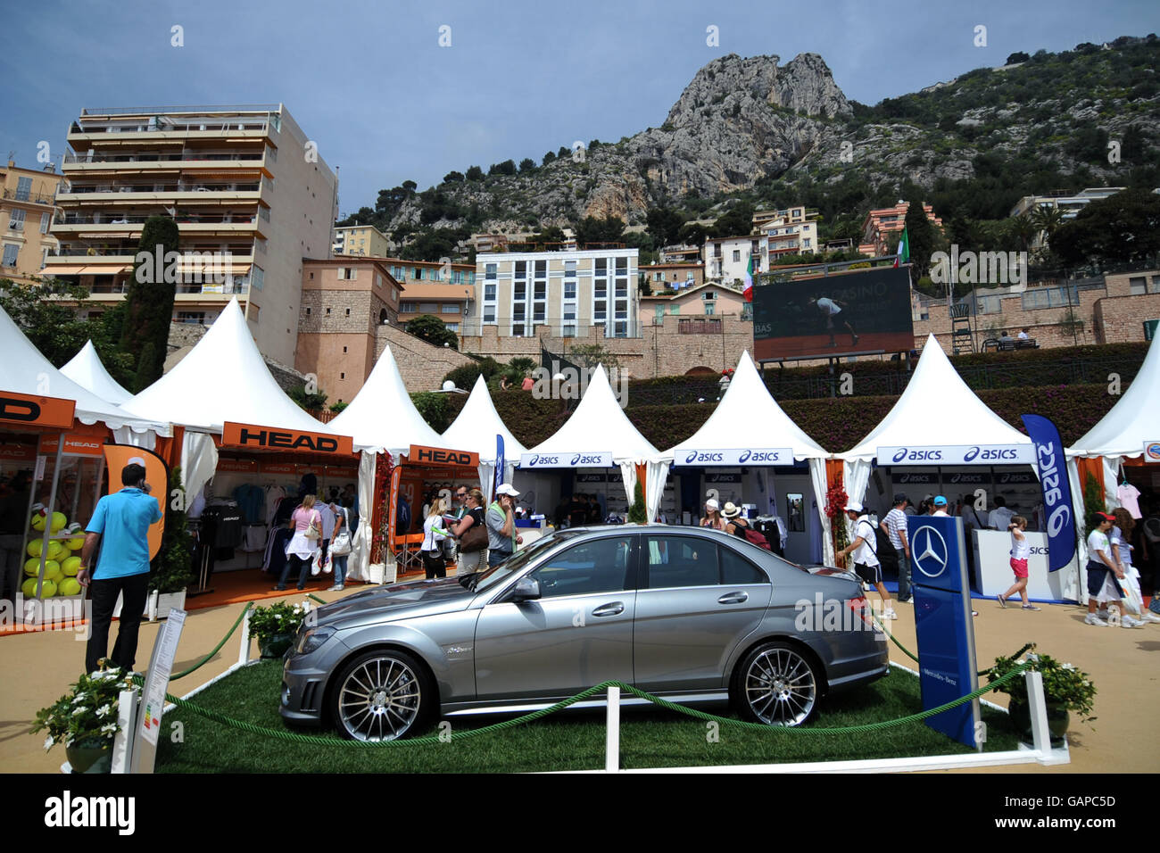 Tennis - ATP Masters Series - Monte Carlo -. General view of the ...