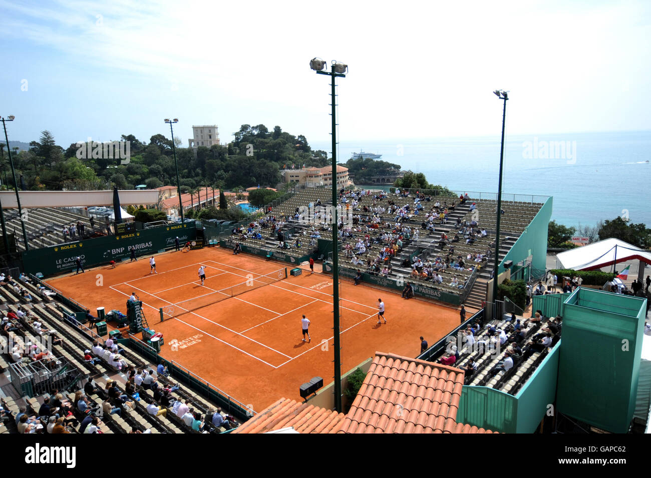 Tennis - ATP Masters Series - Monte Carlo -. General view of the ...