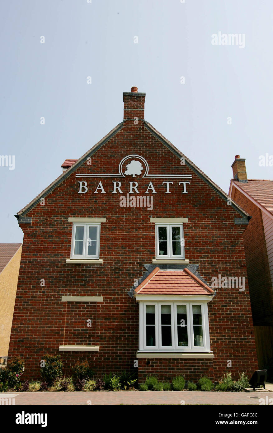 A general view of the newly built Parkside Estate by Barratt in Crawley ...