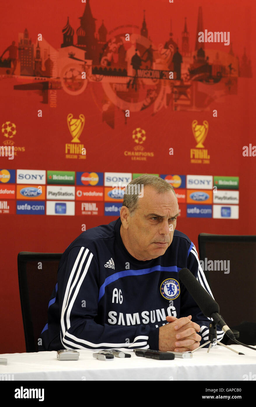 Soccer chelsea uefa champions league media day cobham hi-res stock ...