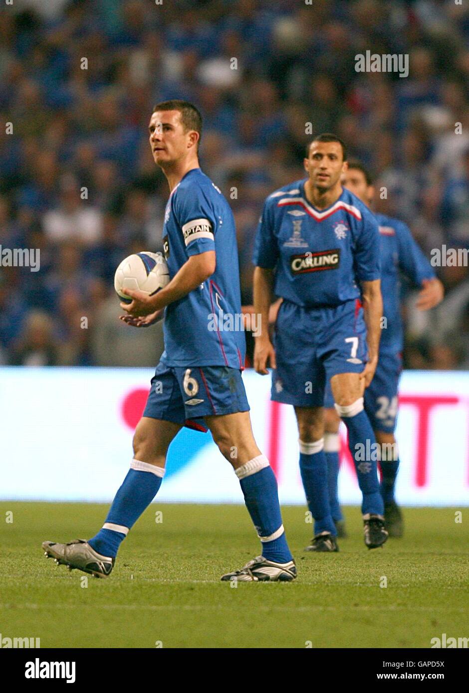 Rangers barry ferguson uefa cup final city manchester stadium hi-res ...