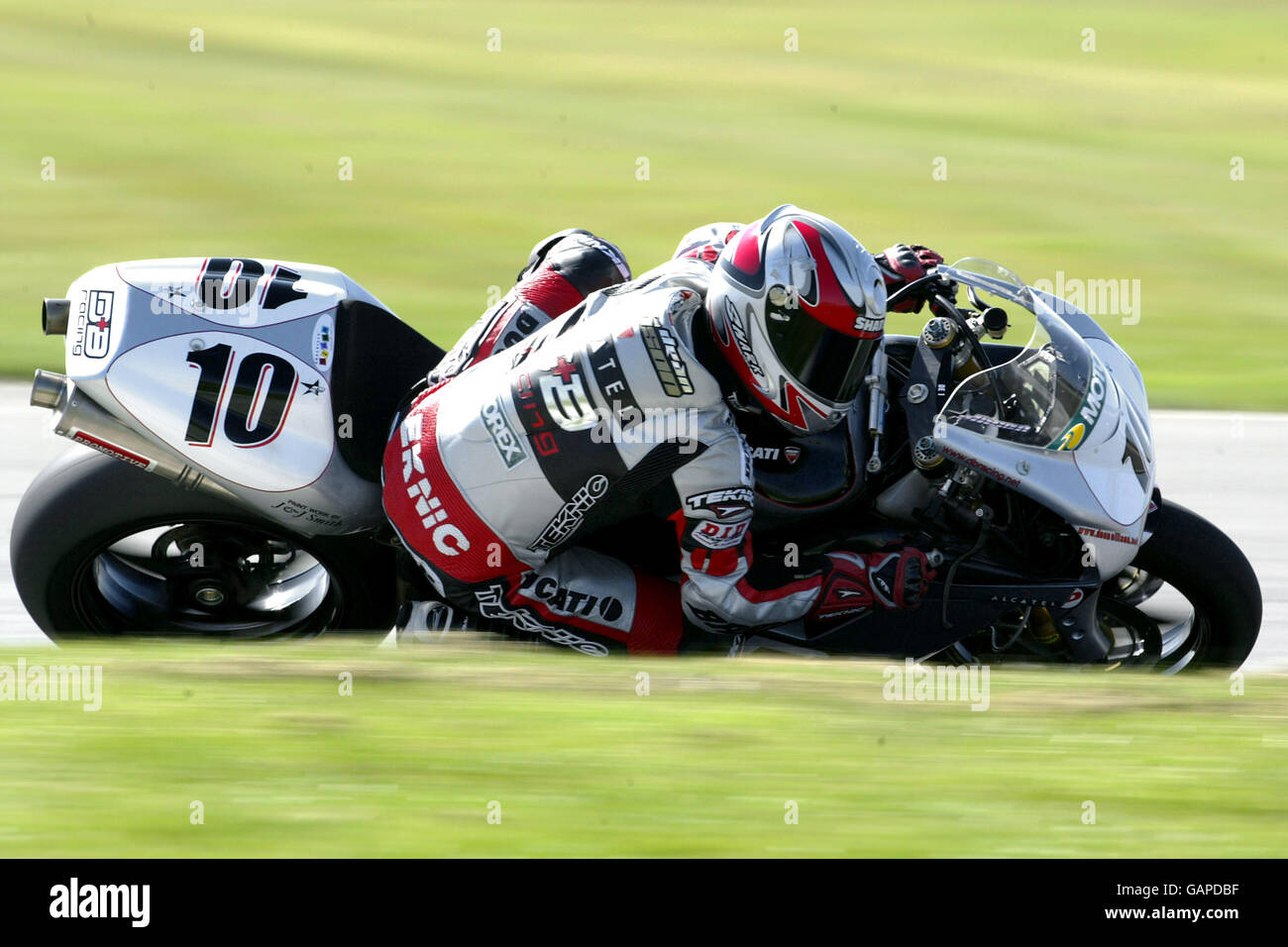 Dean Ellison during the British Superbikes at Silverstone Stock Photo ...