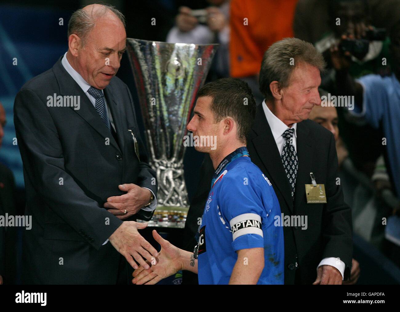 Rangers barry ferguson uefa cup final city manchester stadium hi-res ...