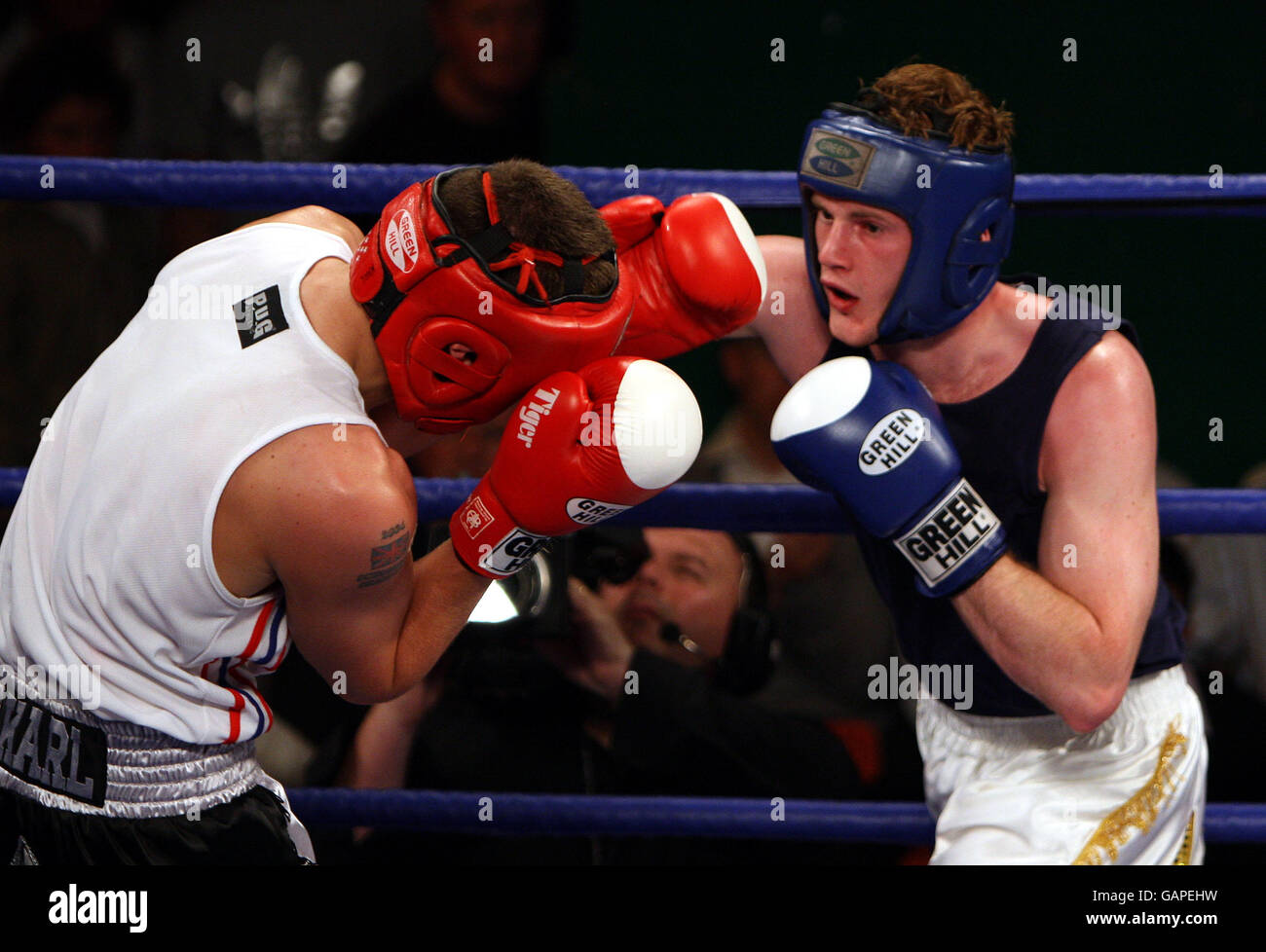 Boxing senior aba championships 2008 final york hall hi-res stock ...