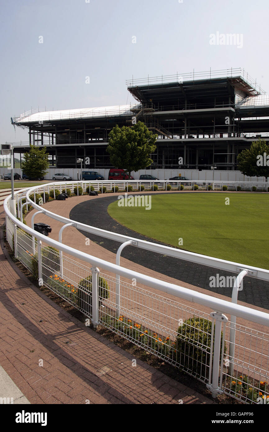 Grandstand redevelopment topping out ceremony hi-res stock photography ...