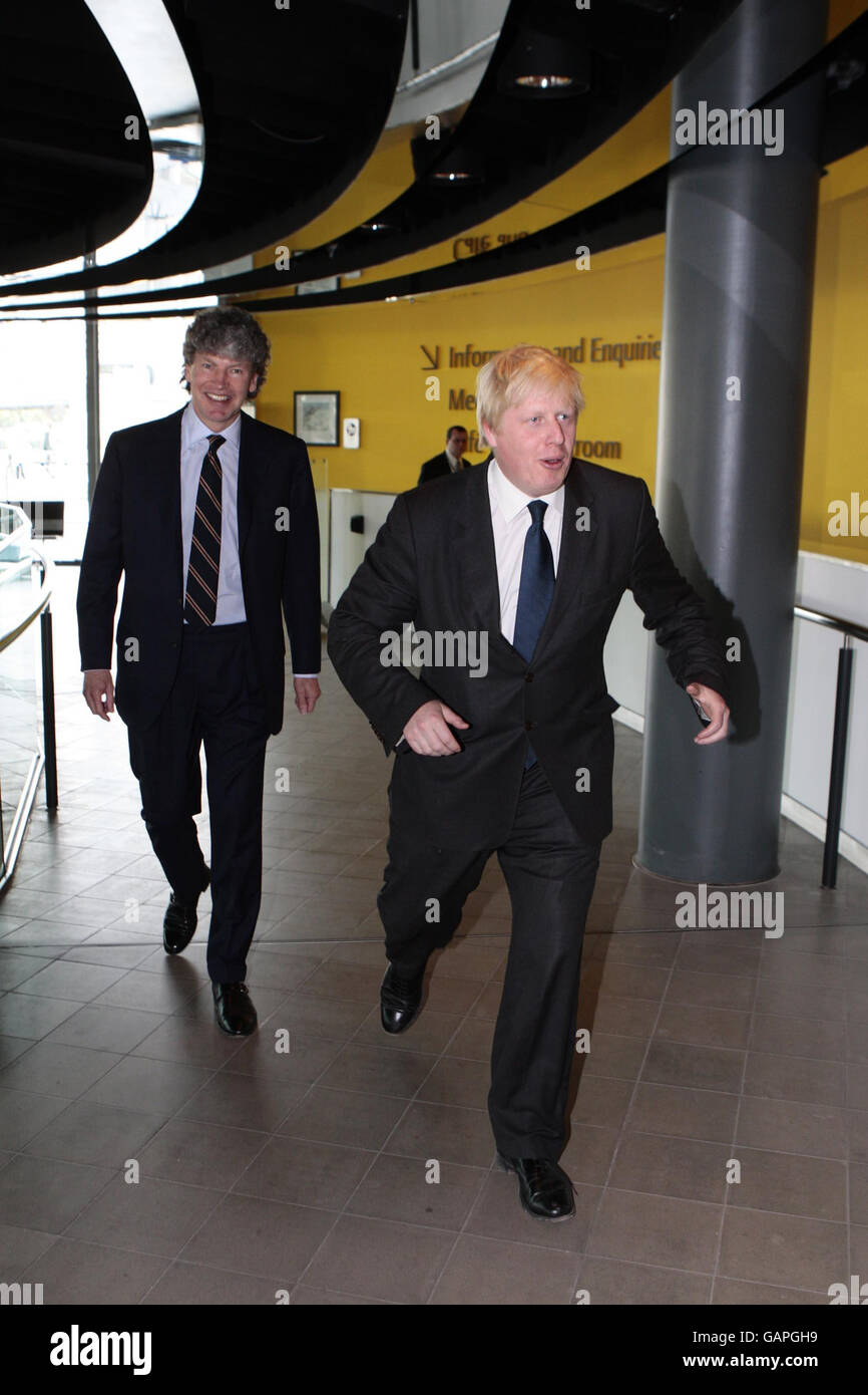 London mayor Boris Johnson (right) with his newly appointed First ...