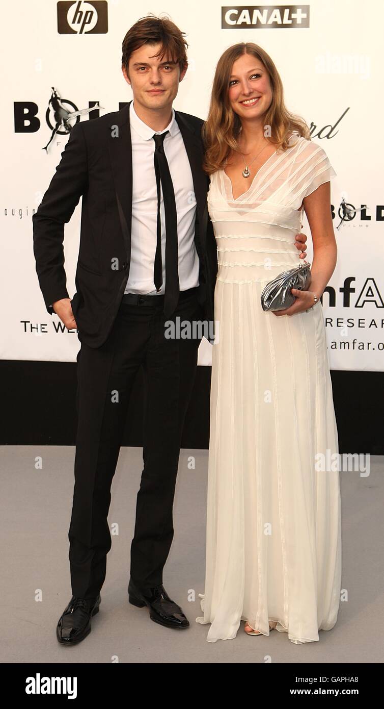 Alexandra Maria Lara and Sam Riley arrive for the amfAR Gala during the ...