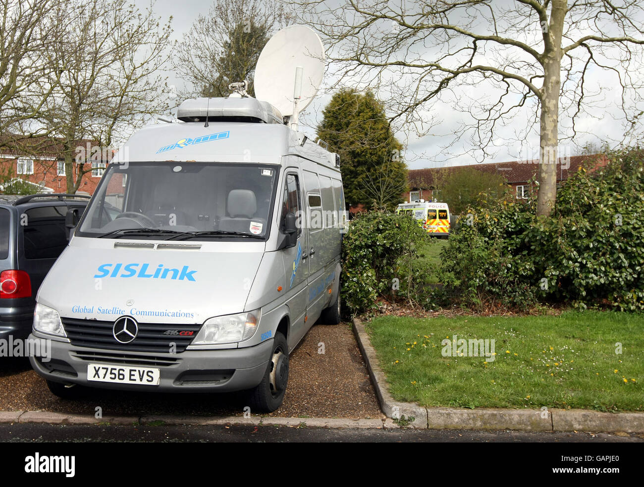 TV Broadcast vehicle Stock Photo - Alamy