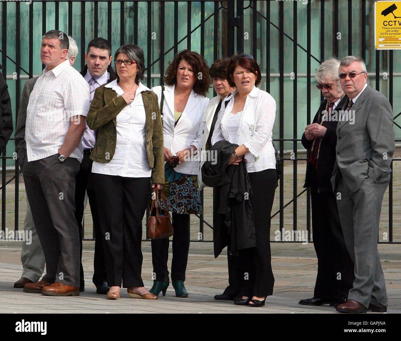 Robert mccartneys sisters from the left catherine hi-res stock ...