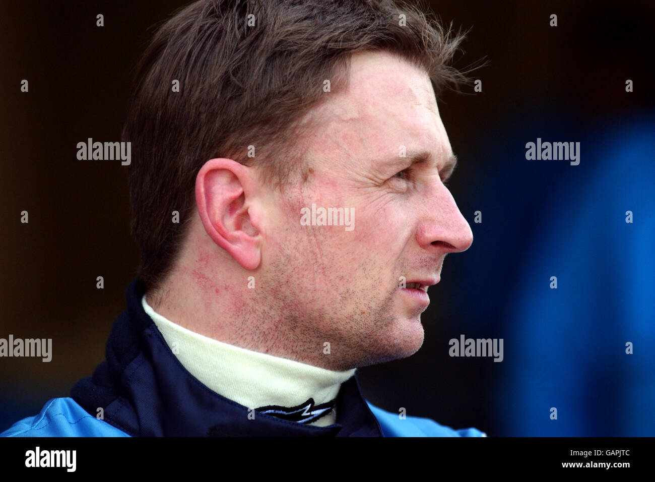 Renault test driver allan mcnish during testing hi-res stock ...