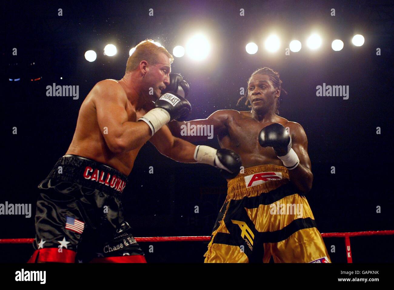 Boxing - Heavyweight Bout - Audley Harrison v Rob Calloway Stock Photo - Alamy