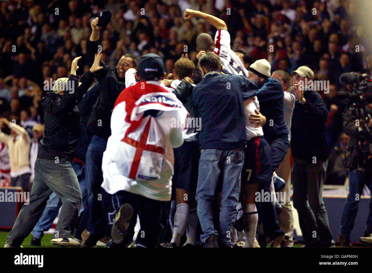 England v turkey pitch invasion hi-res stock photography and images - Alamy