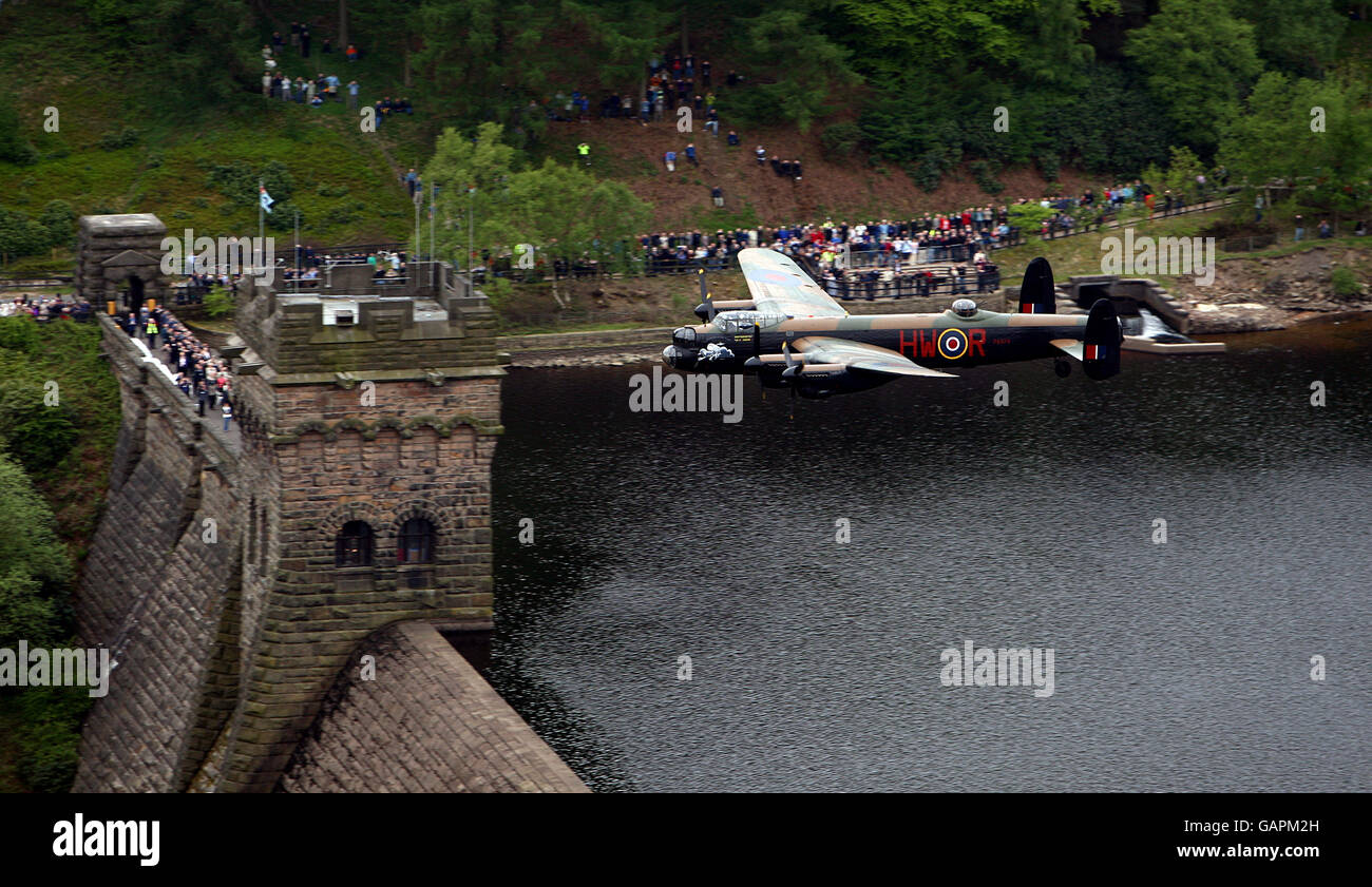 Dambusters anniversary flypast Stock Photo - Alamy