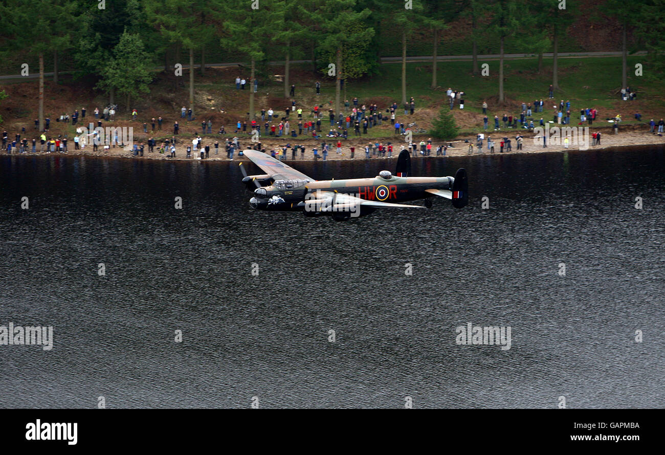Dambusters anniversary flypast Stock Photo - Alamy