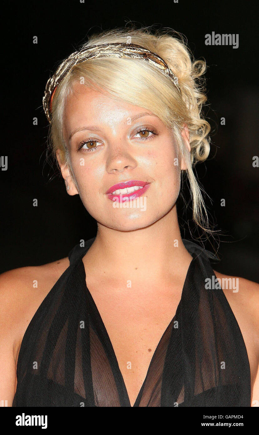 Lily Allen arrives at a party for the new film 'How to Lose Friends and ...