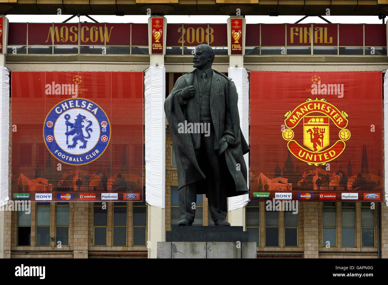2008 uefa champions league final hi-res stock photography and images ...