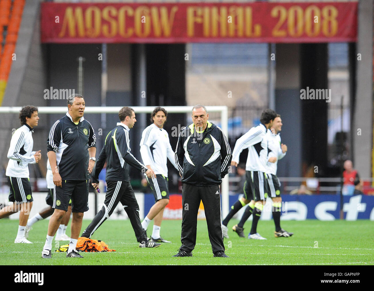 2008 champions league final moscow hi-res stock photography and images ...