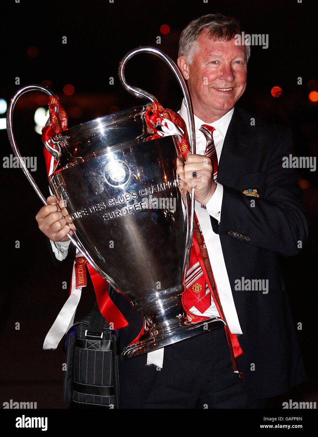 Soccer - UEFA Champions League - Final - Manchester United Return Home ...