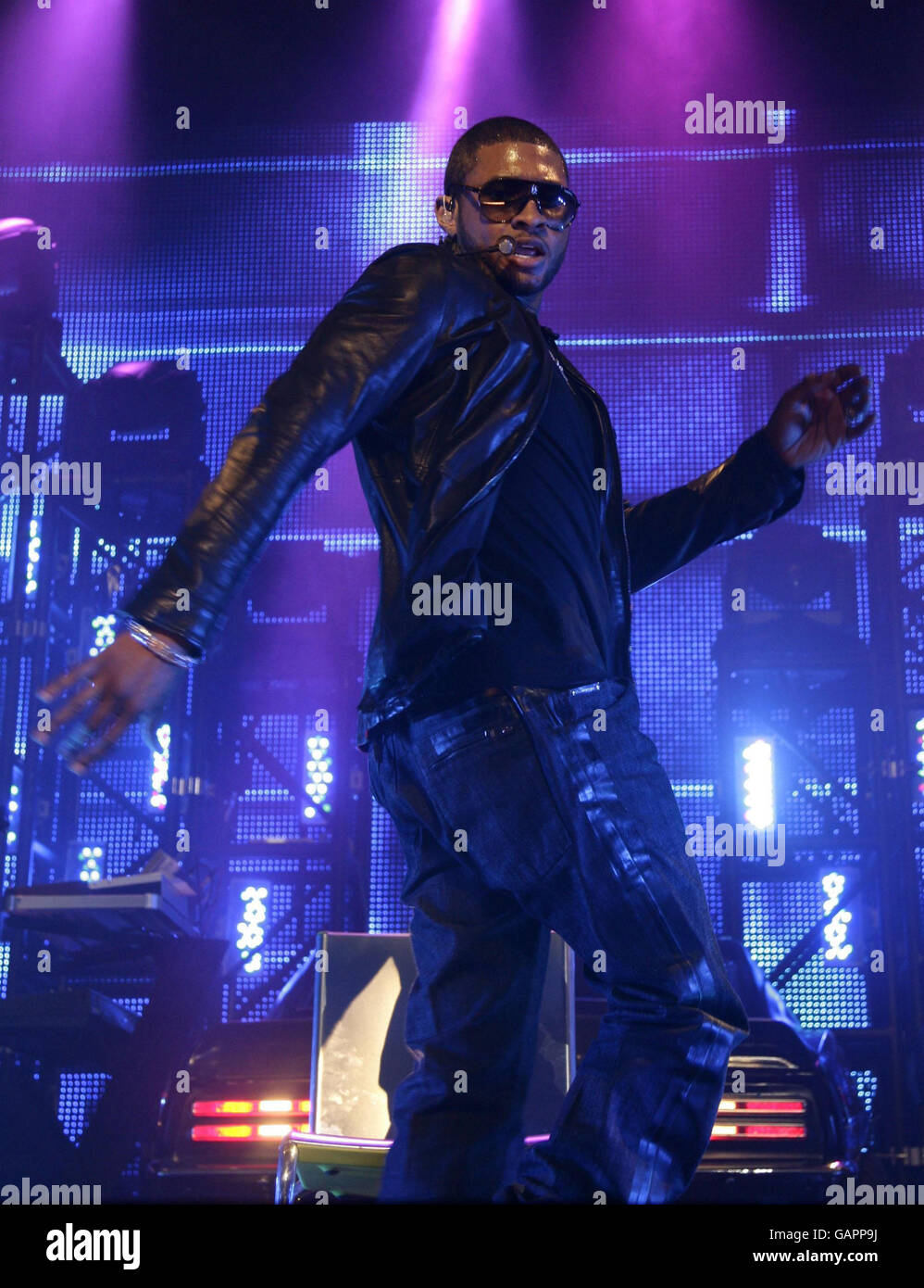 Usher in concert - London. Usher performs an exclusive Sony Ericsson ...