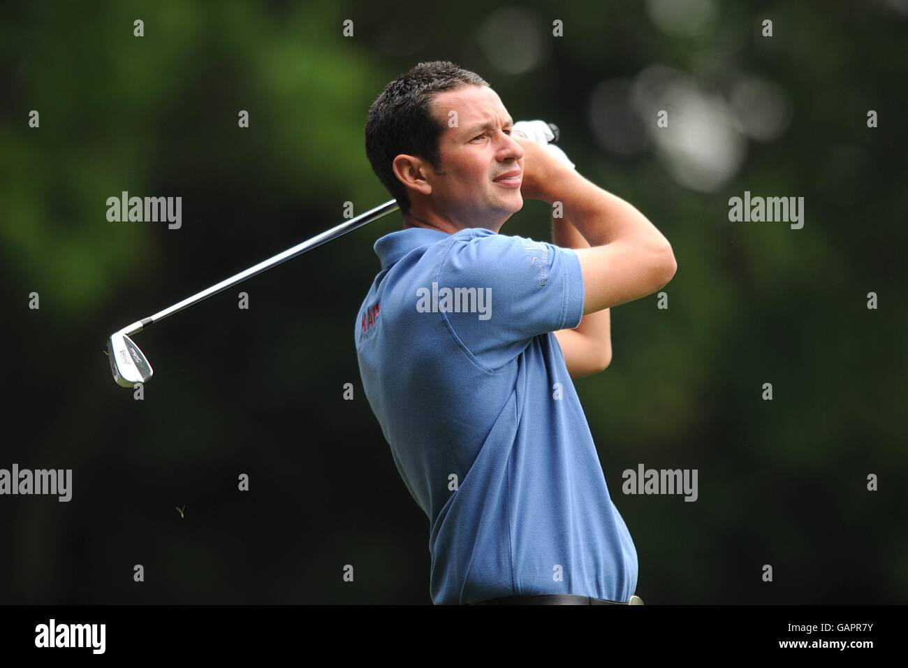 Anthony tarchetti in action at the bmw pga championship hi-res stock ...