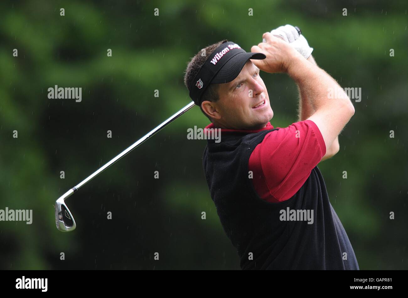 Anthony Wall in action at the BMW PGA Championship, Wentworth Stock ...