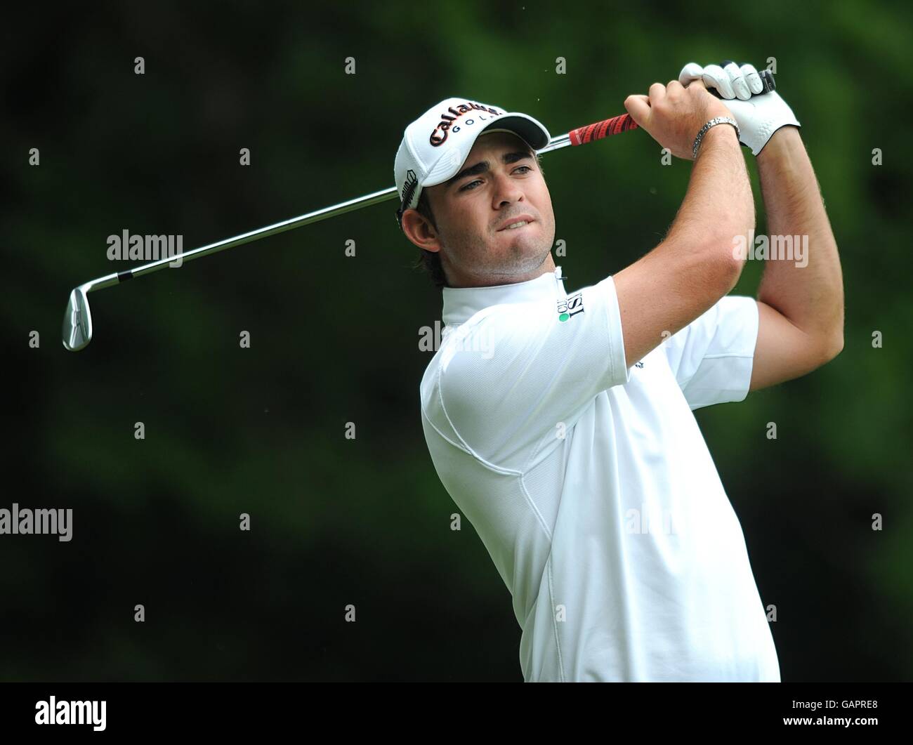 Anton Haig in action at the BMW PGA Championship, Wentworth Stock Photo ...