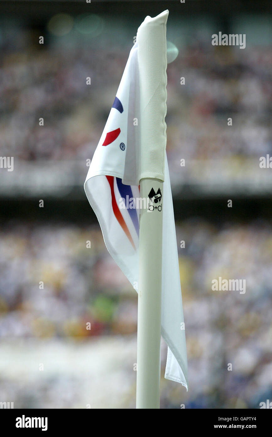 Football general view stadium corner flag hi-res stock photography and ...