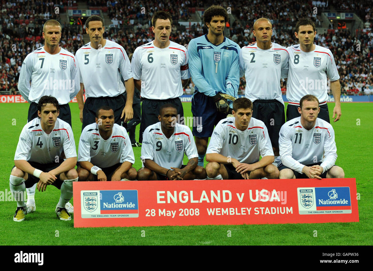 Soccer - International Friendly - England v USA - Wembley Stadium Stock ...