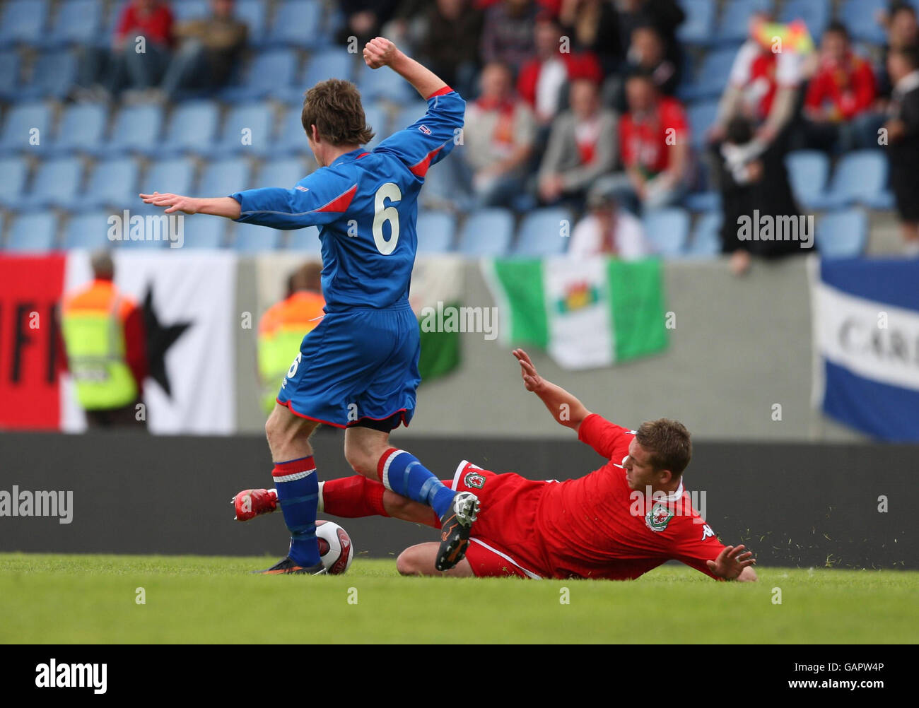 Soccer - Friendly - Iceland v Wales - Laugardal Stadium Stock Photo - Alamy