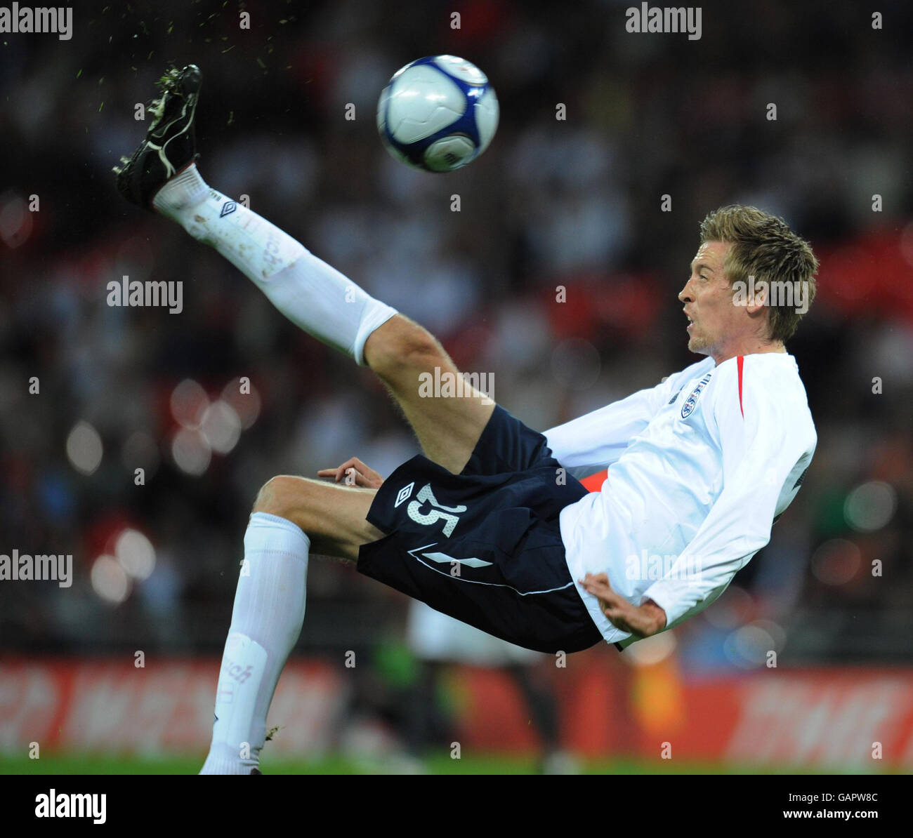 Englands peter crouch friendly international match wembley stadium hi ...