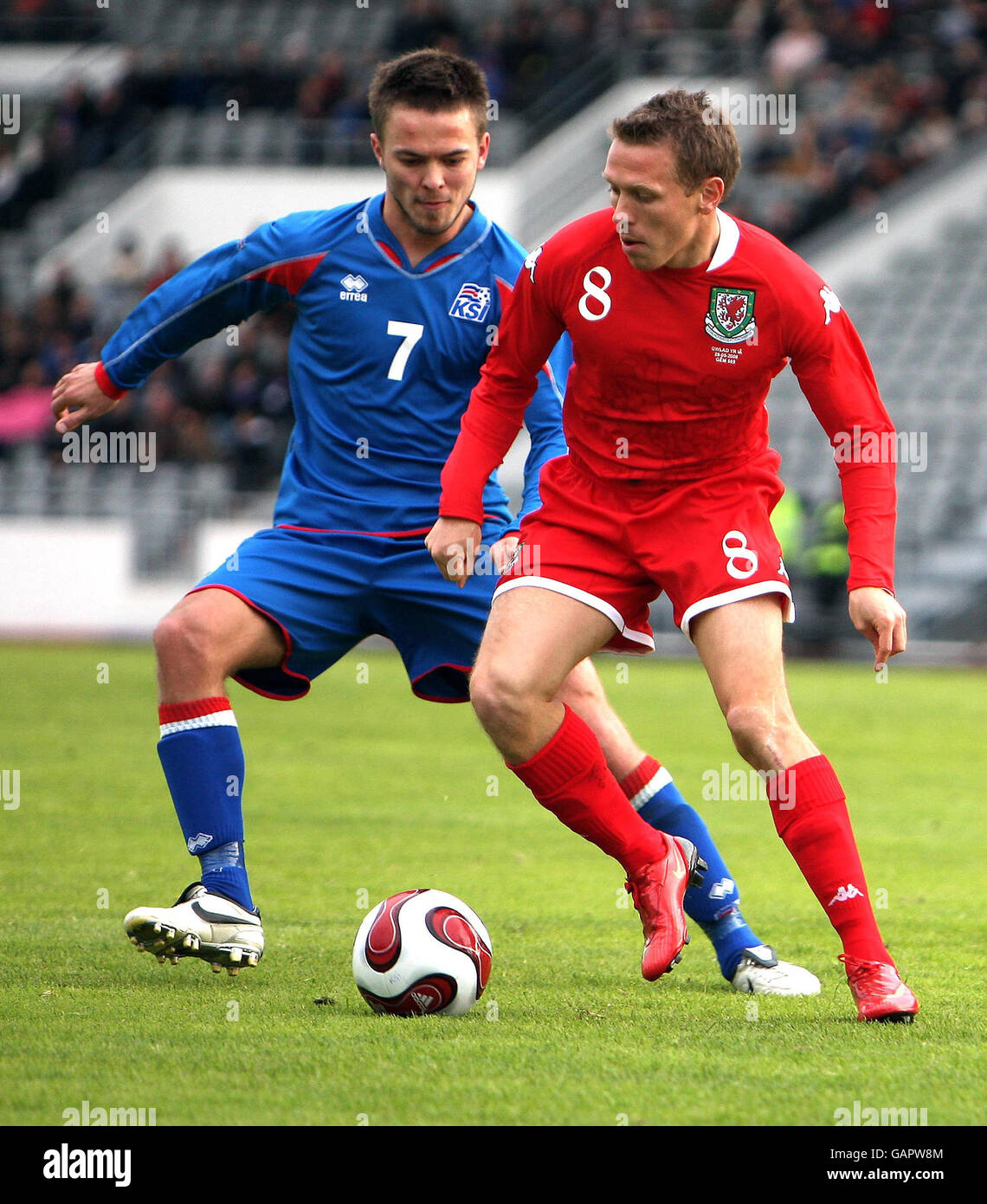 Soccer - Friendly - Iceland v Wales - Laugardal Stadium Stock Photo - Alamy