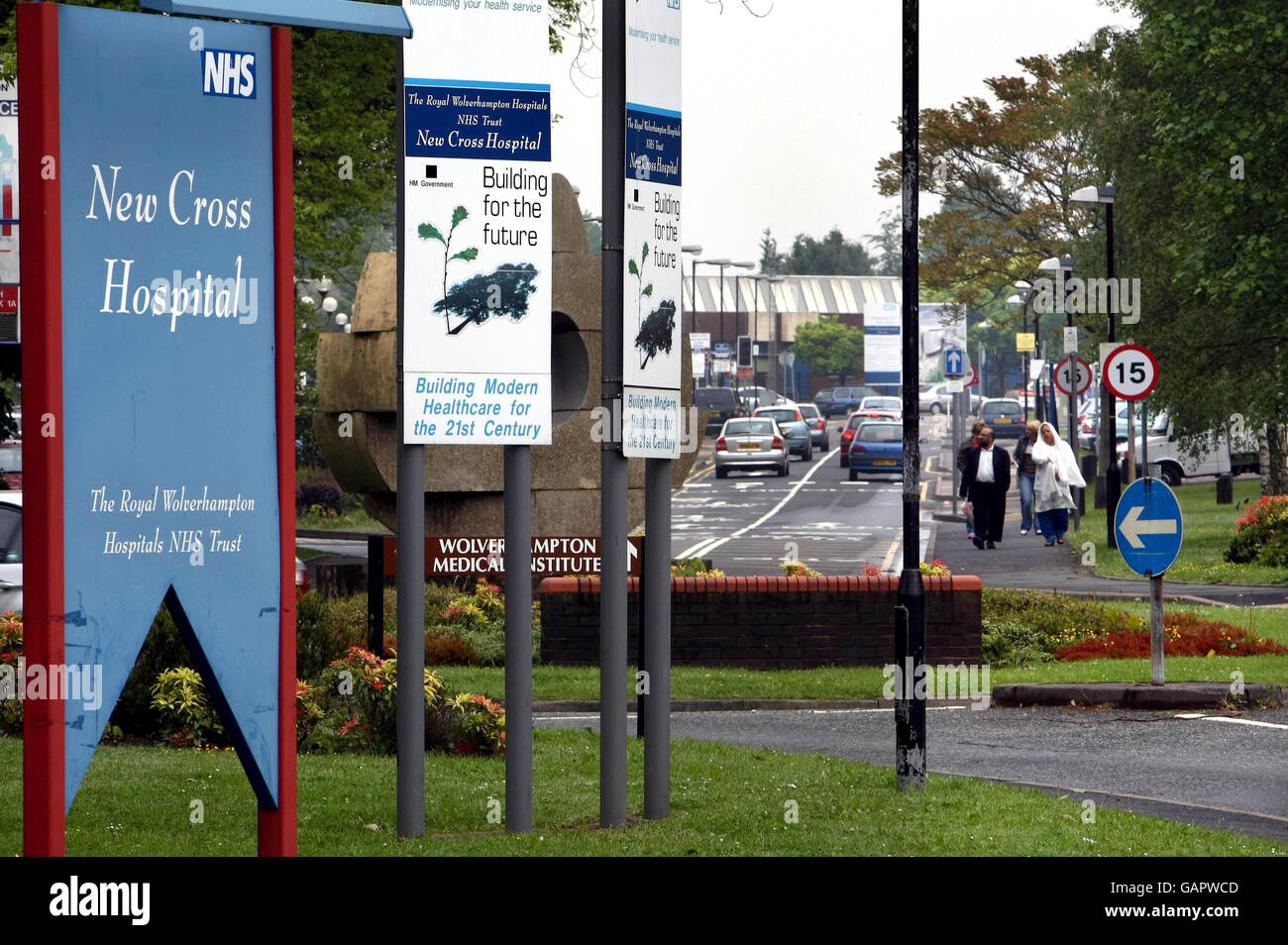 New Cross Hospital in Wolverhampton. The hospital had two new born twin ...